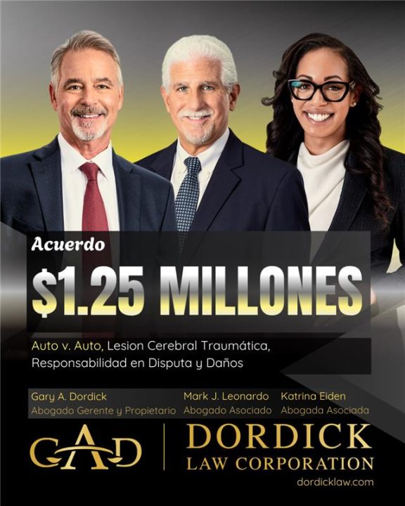 Acuerdo de $1.25 Millones: Auto vs. Auto, Lesión Cerebral Traumática (TBI)