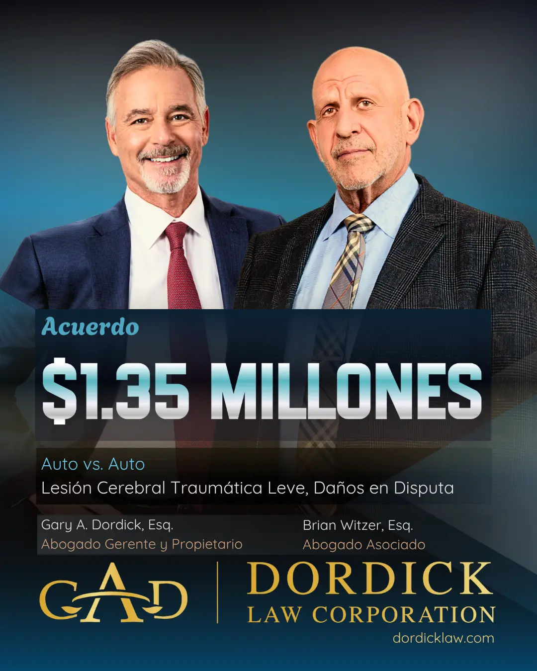 Acuerdo de $1.35 Millones: Lesión Cerebral Traumática Leve, Daños en ...